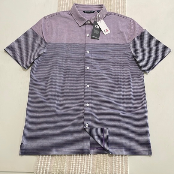 Cutter & Buck | Shirts | Nwt Cutter And Buck Pioneer Engineered Button ...